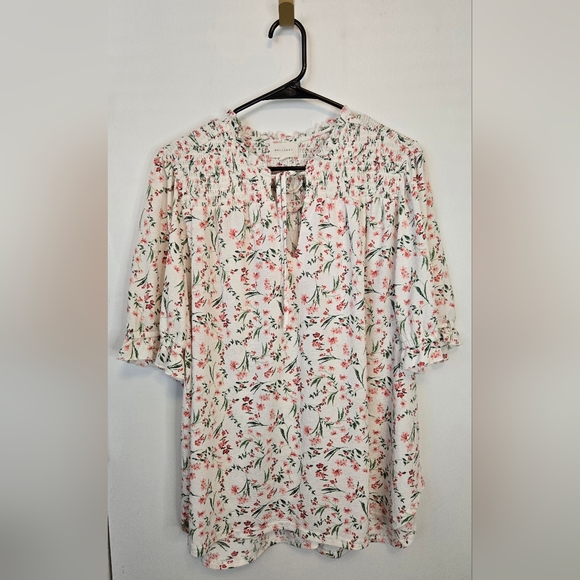 Tops | 28 Melloday Floral Print Womens Top | Poshmark